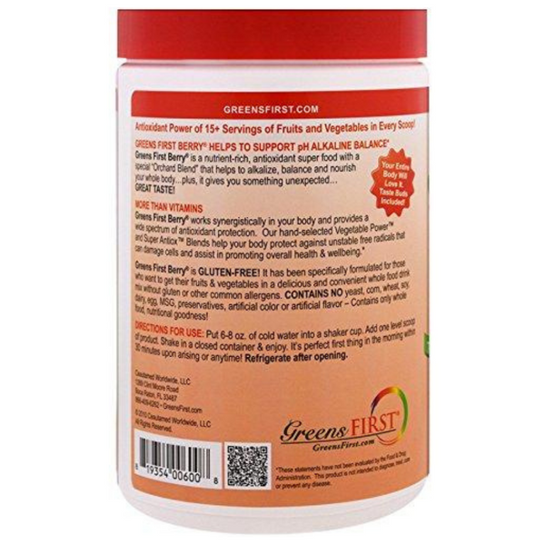 Doctors for Nutrition Greens First -Berry Flavour (282 grams) - Zawada ...